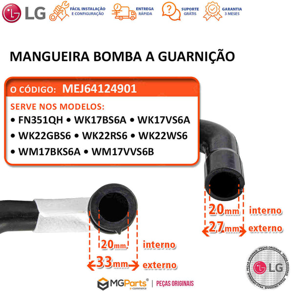 Mangueira Máquina de Lavar: Garantia de Qualidade! – MGParts